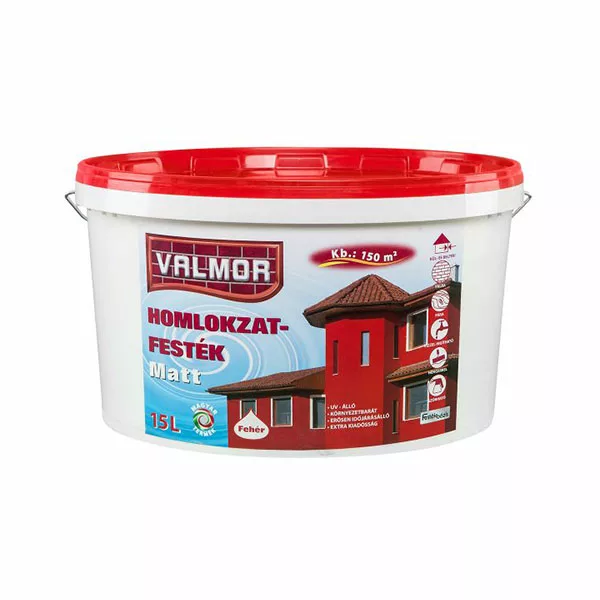 VALMOR Homlokzatfesték fehér 15 l - HUFBAU - bnfshop.hu